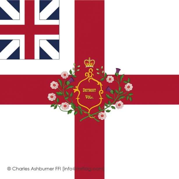 Detroit Volunteers. St George Colour - MrFlag